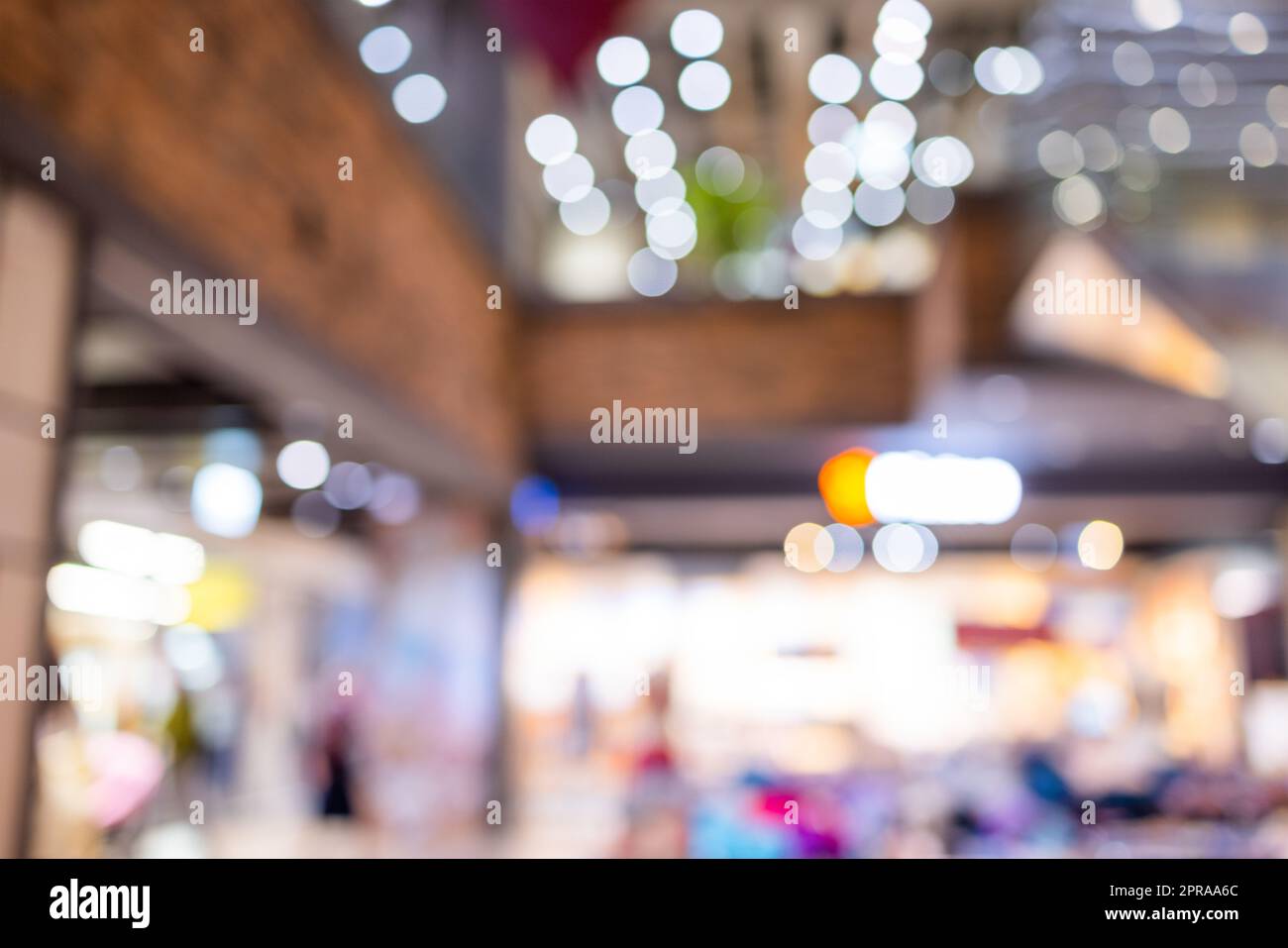 Blur view of shopping mall Stock Photo - Alamy
