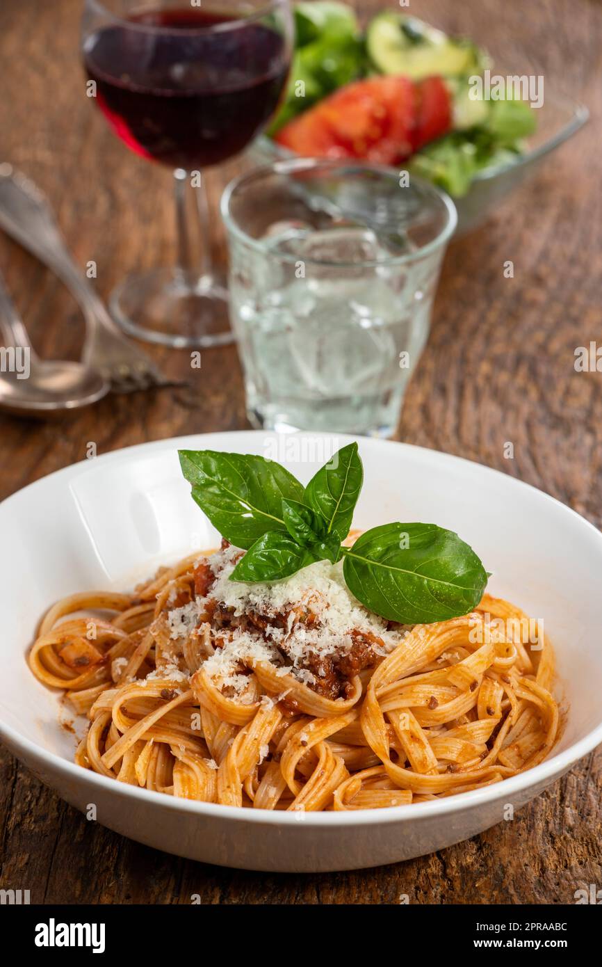 Tagliatelli pasta food hi-res stock photography and images - Alamy