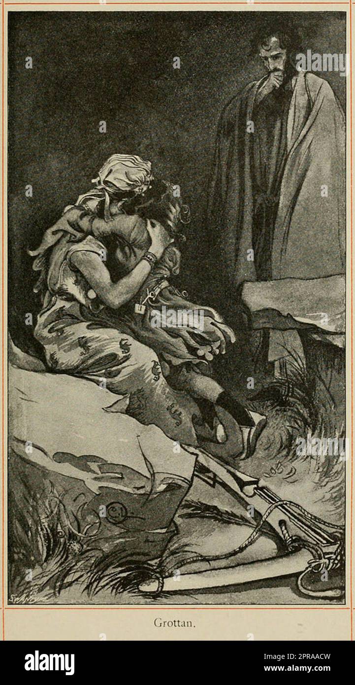 Illustration The Cave from Singoalla by Viktor Rydberg, forth edition ...