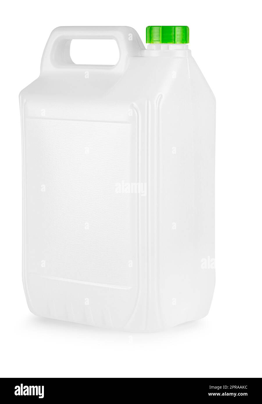 White Plastic canister isolated on white background Stock Photo - Alamy