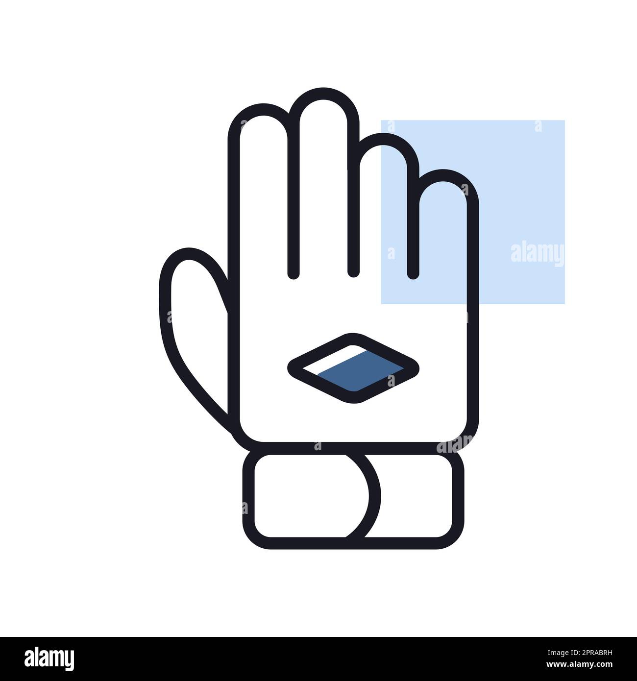 Work glove vector icon. Construction, repair and building. Graph symbol ...