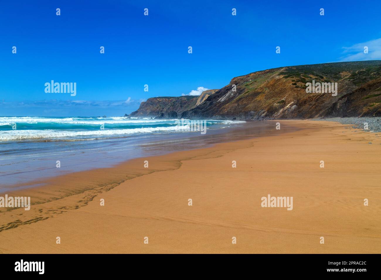 Beautiful beach in Alentejo Stock Photo - Alamy