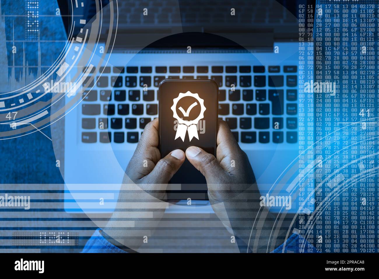 Assured Corporate Management Technology Stock Photo - Alamy