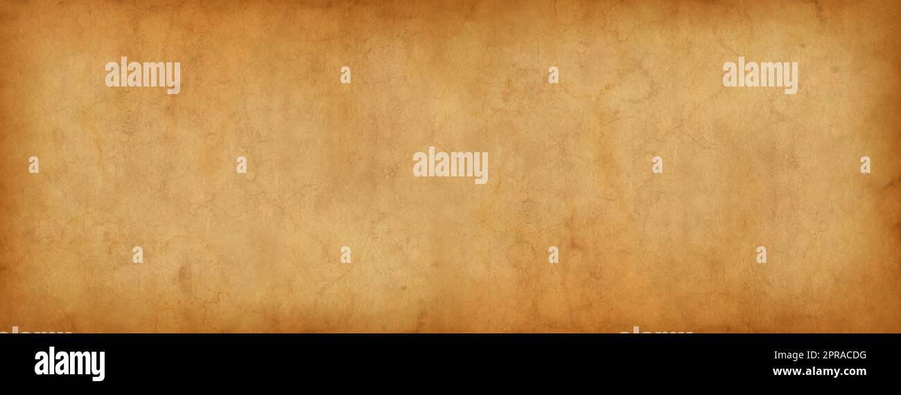 Old paper texture background. Horizontal banner Stock Photo - Alamy