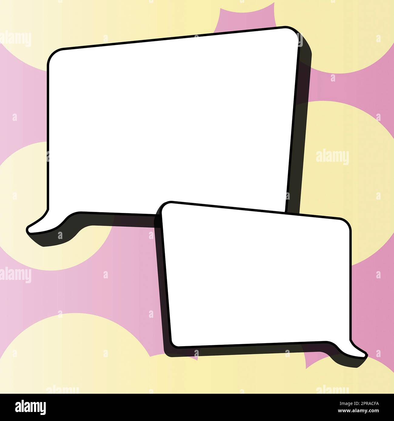 Design Drawing Of Some Comic Frames As Background With Speech Bubbles ...