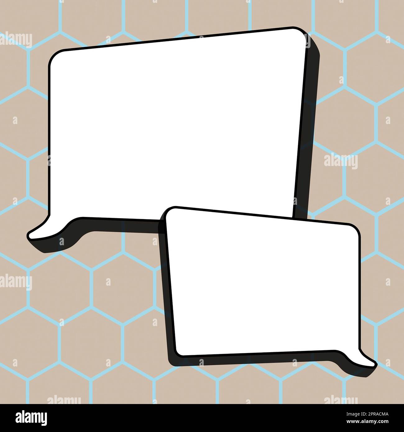 Design Drawing Of Some Comic Frames As Background With Speech Bubbles ...