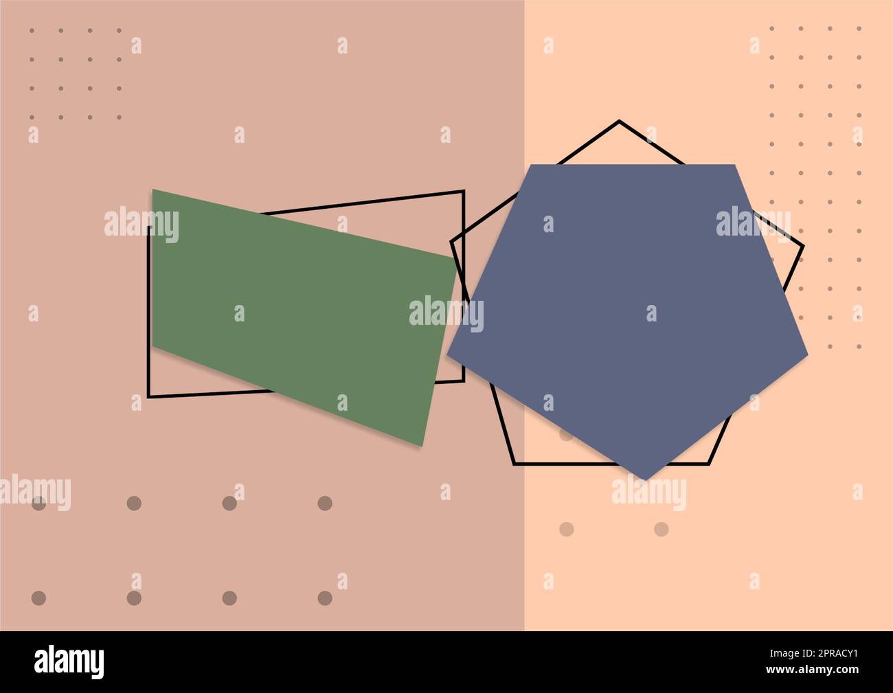 Blank Geometric Shapes For Business Advertisement And Promotion Stock ...