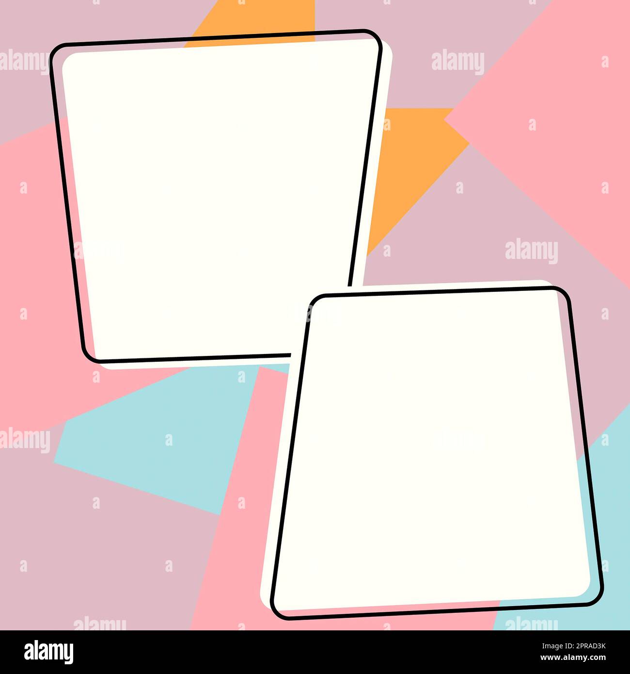 Comics Design Frames. Beautiful Photo Frame Set With Boom Bubbles For ...