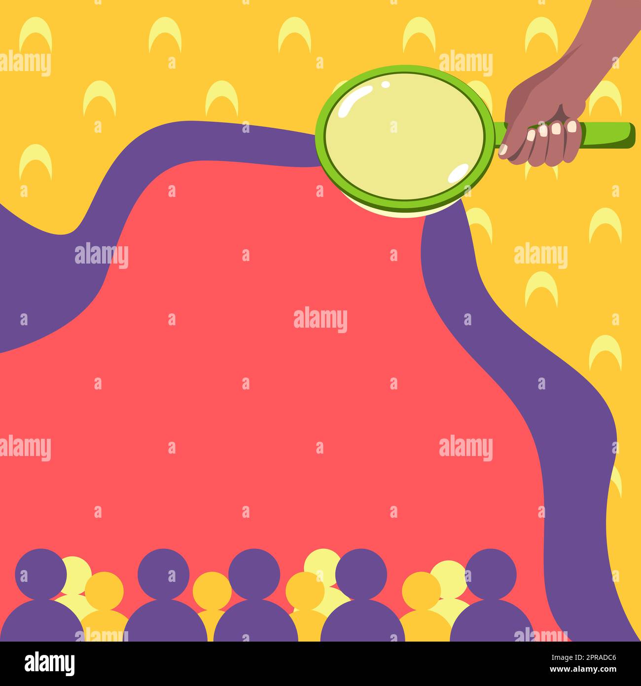 Hand Holding Magnifying Glass Examining Socio Economic Structure ... Hand Holding Magnifying Glass Examining Socio Economic Structure ...