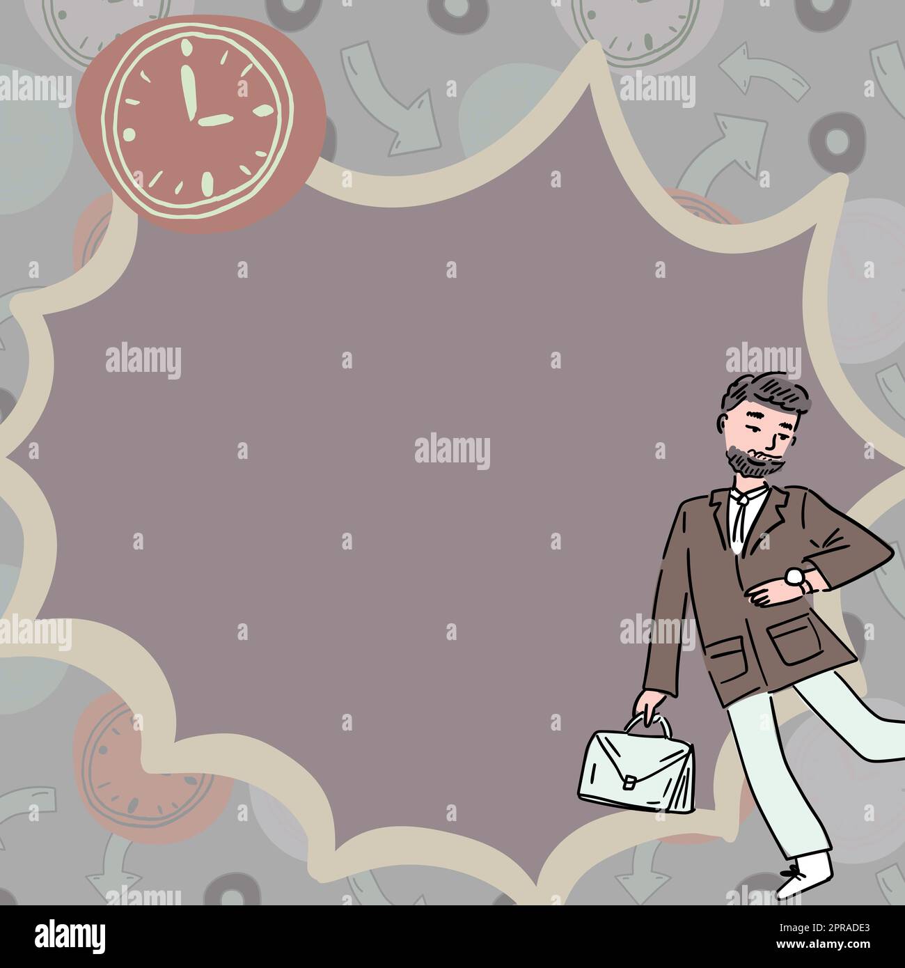 Cartoon wall clock hi-res stock photography and images - Alamy