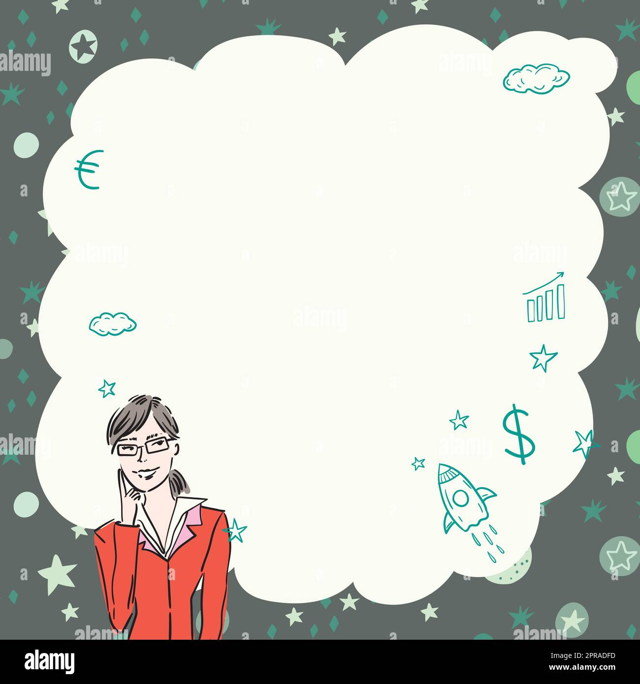 Illustration Of Lady Thinking Deeply Alone For New Amazing Tactical ...