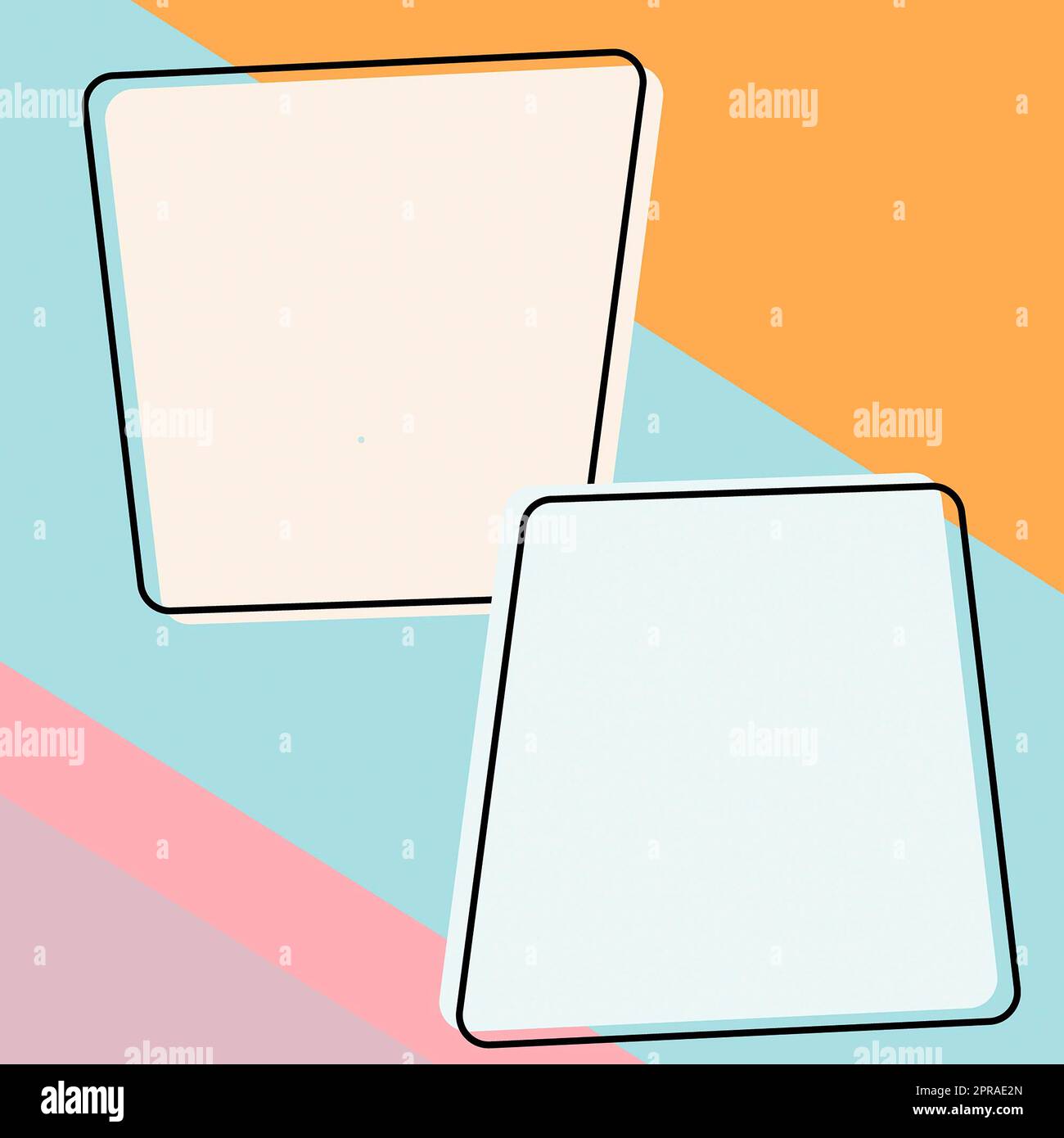 Comics Design Frames. Beautiful Photo Frame Set With Boom Bubbles For ...
