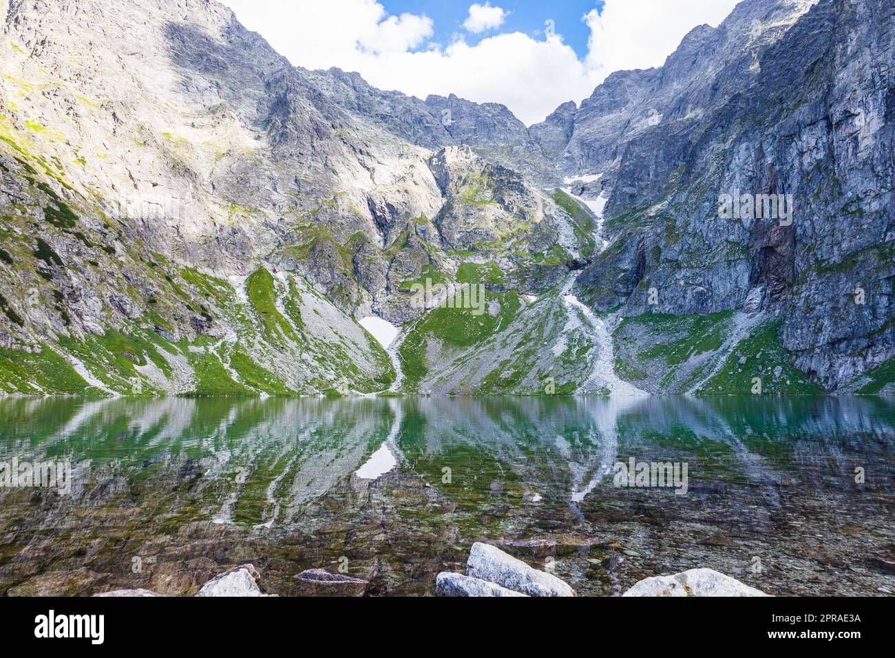 Black Lake is a mountain lake on the Polish side of Mount Rysy in the ...
