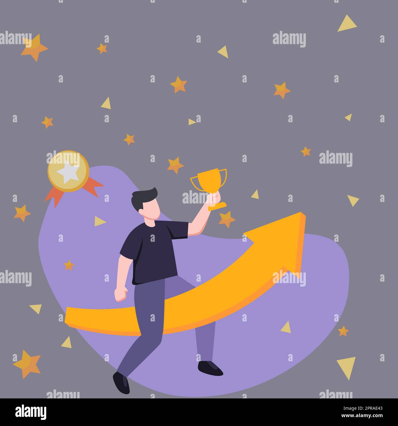 Cartoon businessman running cup hi-res stock photography and images - Alamy