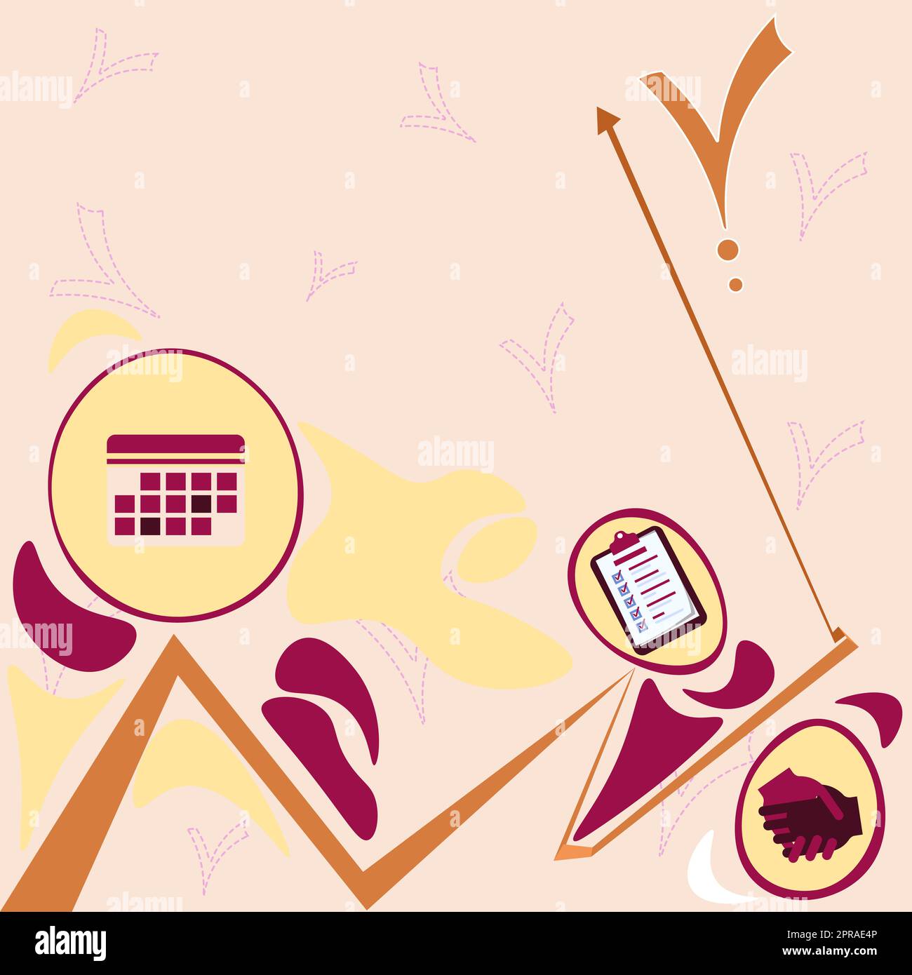 Hands Drawing In Handshake Position Showing Deal Agreement And Greeting ...