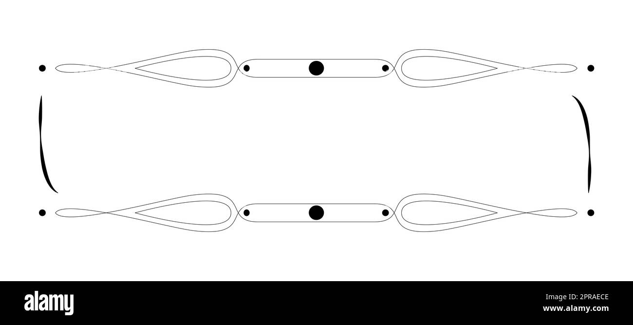 Blank template for text, isolated text box, vector ornaments ...