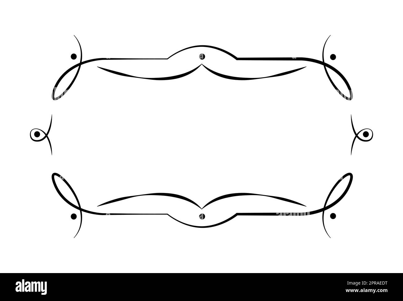 Blank template for text, isolated text box, vector ornaments ...