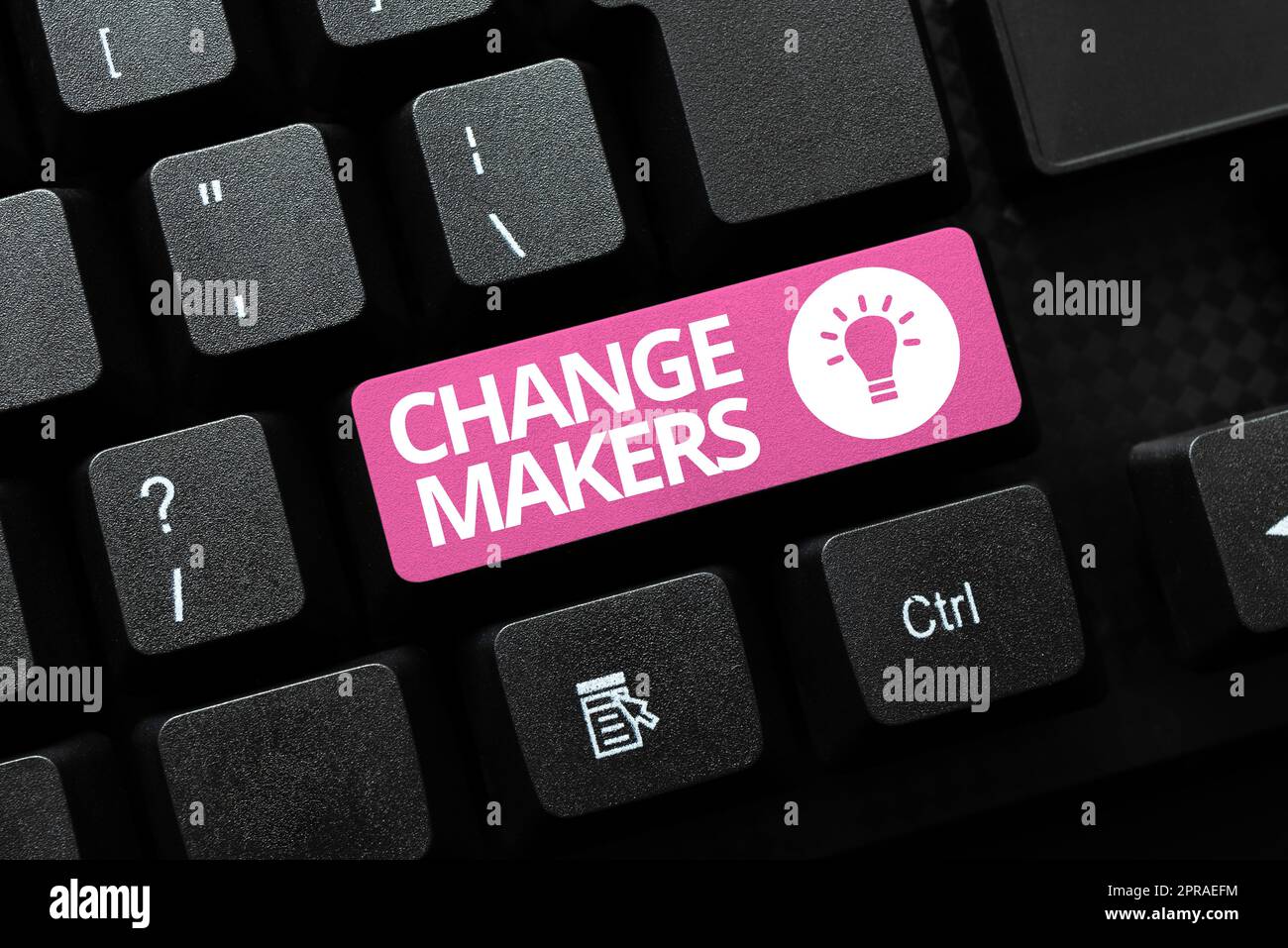 Hand writing sign Change Makers. Word for Young Turk Influencers ...