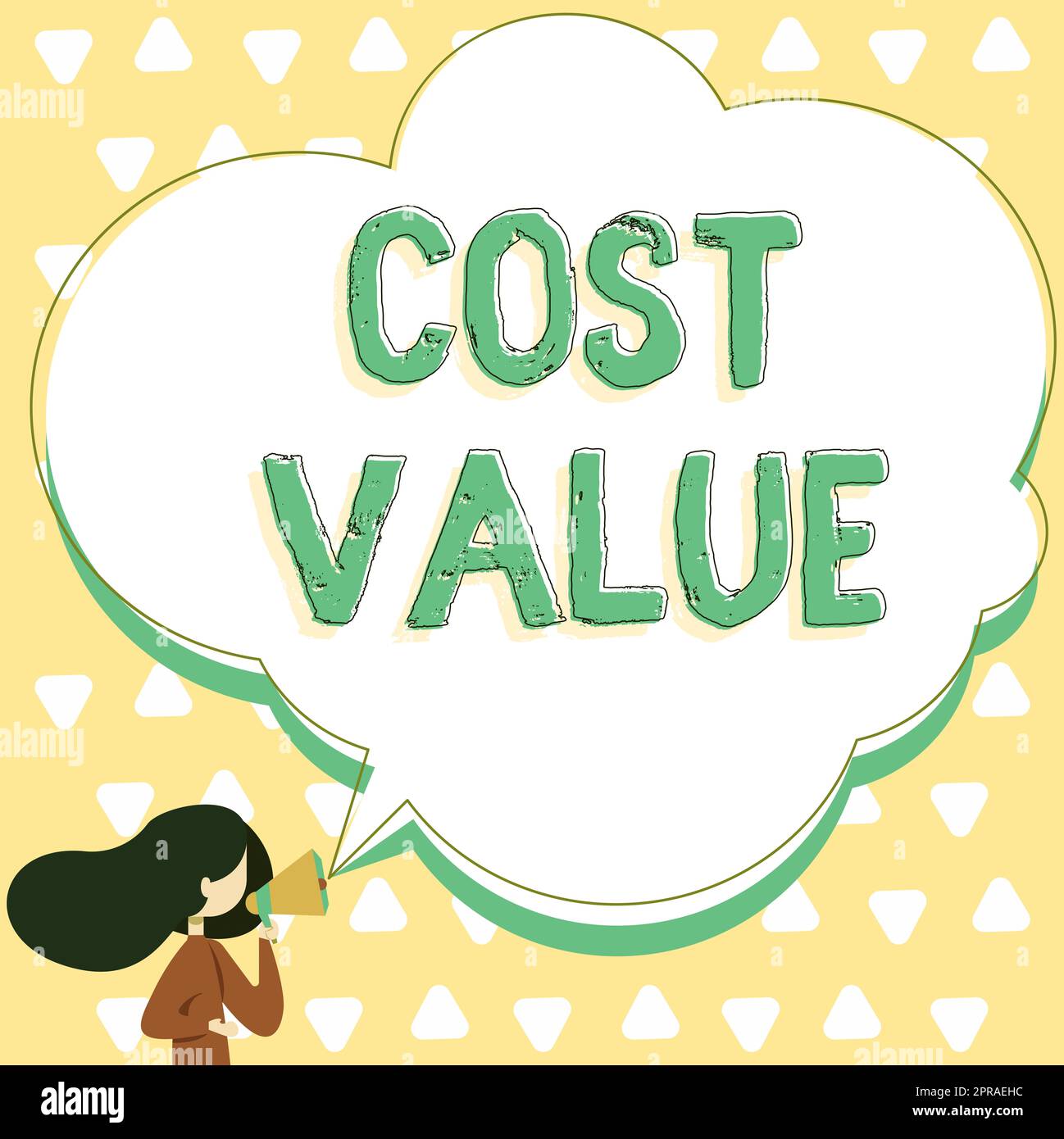 Megaphone woman scale hi-res stock photography and images - Alamy