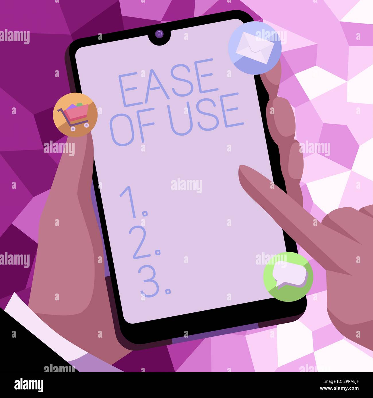 Hand writing sign Ease Of Use. Conceptual photo User friendly easy to ...