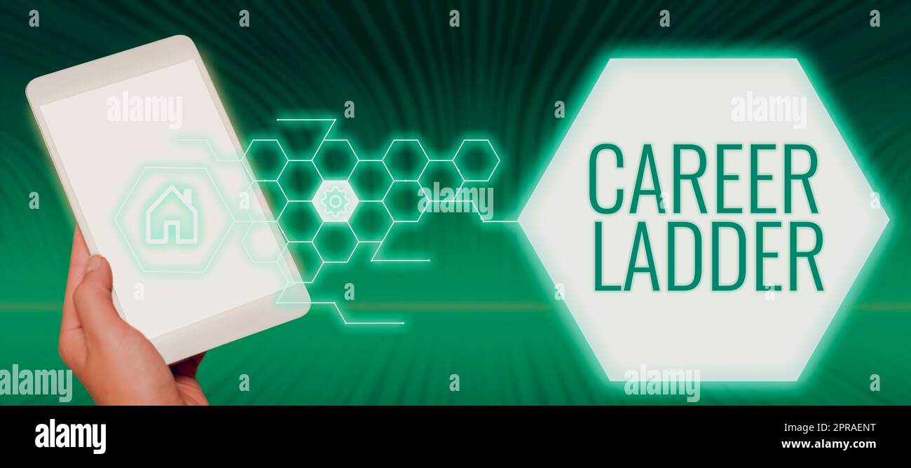 Handwriting text Career Ladder. Conceptual photo Job Promotion ...