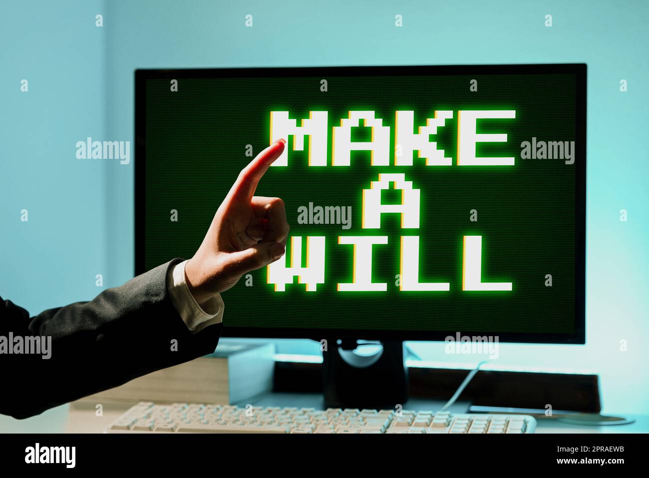 Text showing inspiration Make A Will. Word for Prepare a legal document ...
