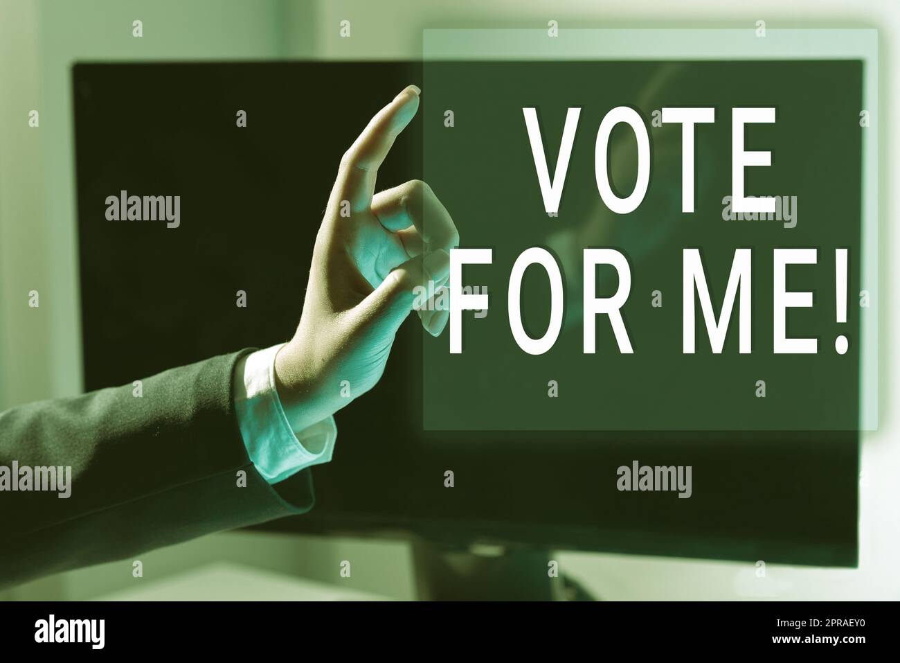Conceptual display Vote For Me. Business idea Campaining for a ...