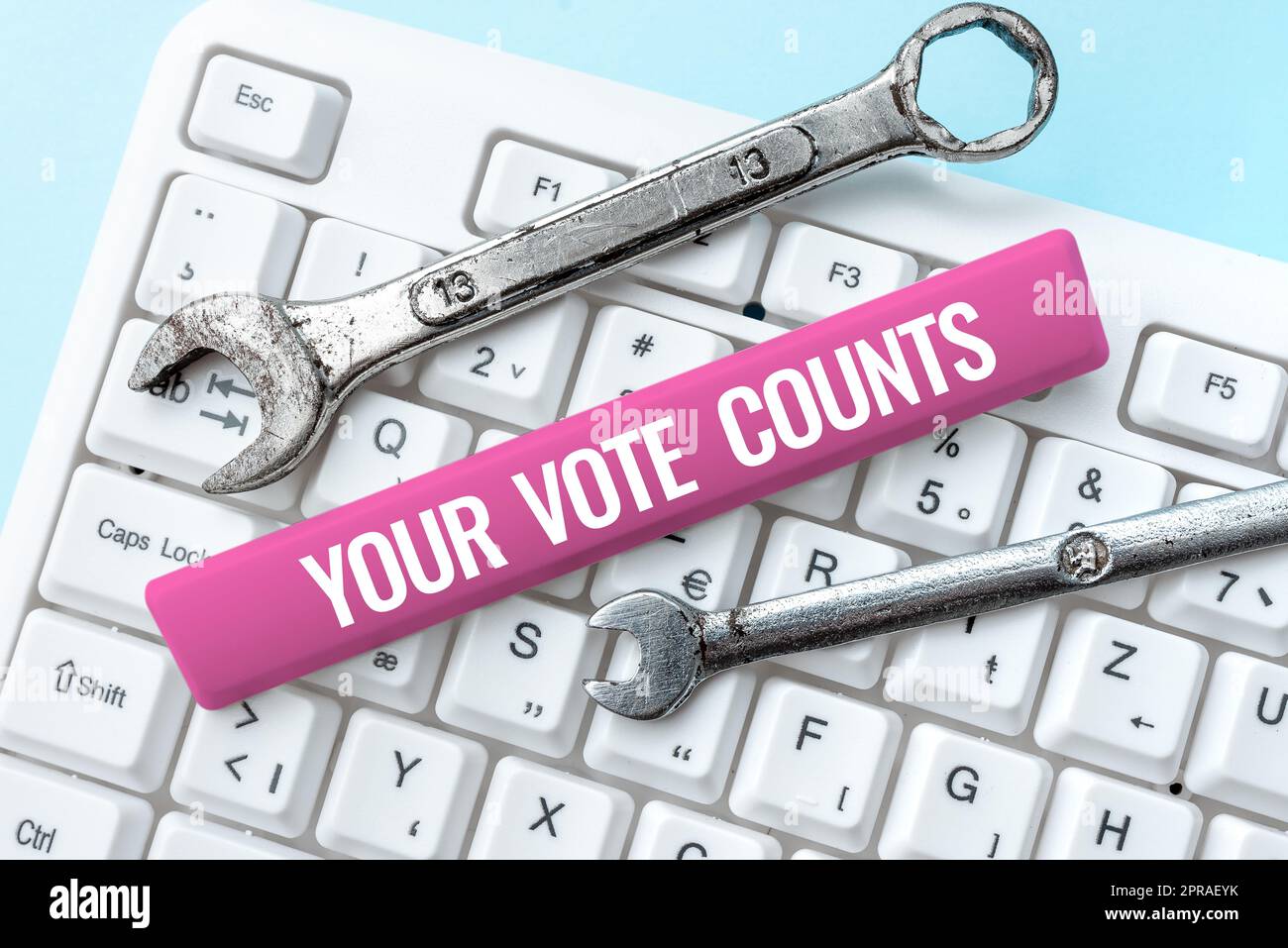 Sign displaying Your Vote Counts. Concept meaning Make an election ...