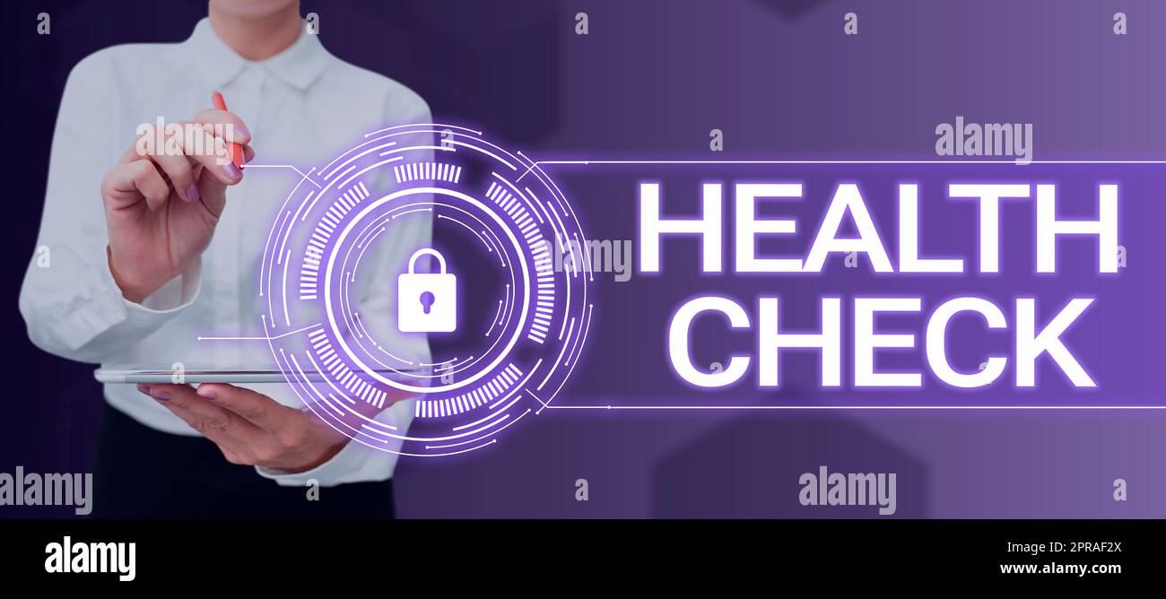 Writing displaying text Health Check. Business approach Medical ...