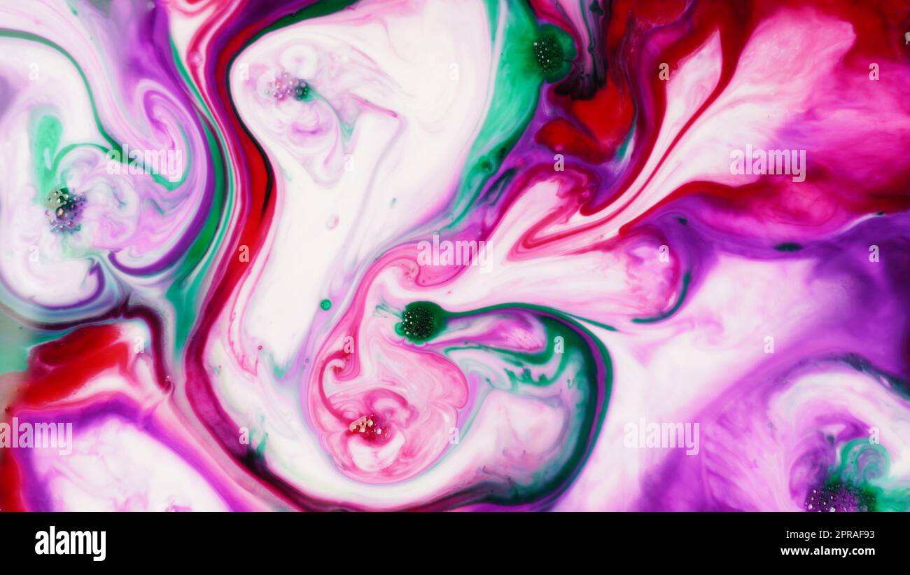 Abstract colors, backgrounds and textures. Oil coloring in milk ...