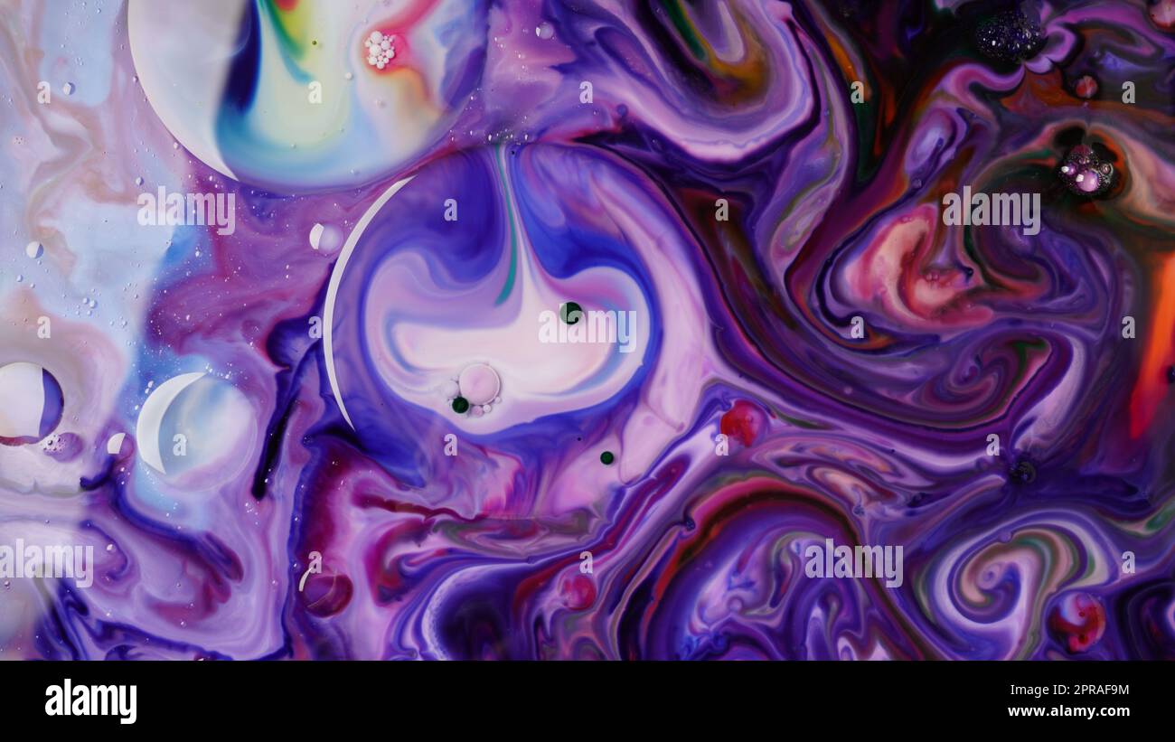 Abstract colors, backgrounds and textures. Oil coloring in milk ...