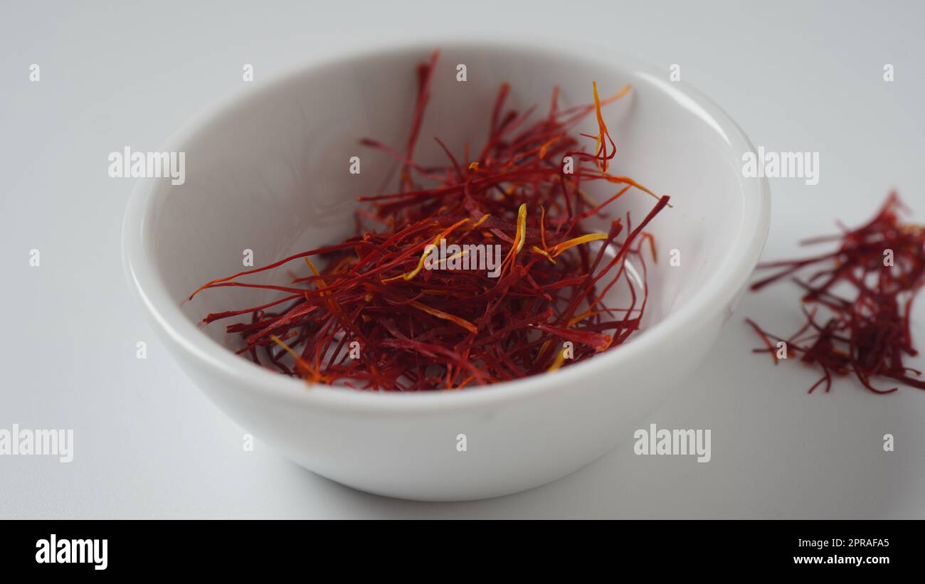 Saffron spice hi-res stock photography and images - Alamy