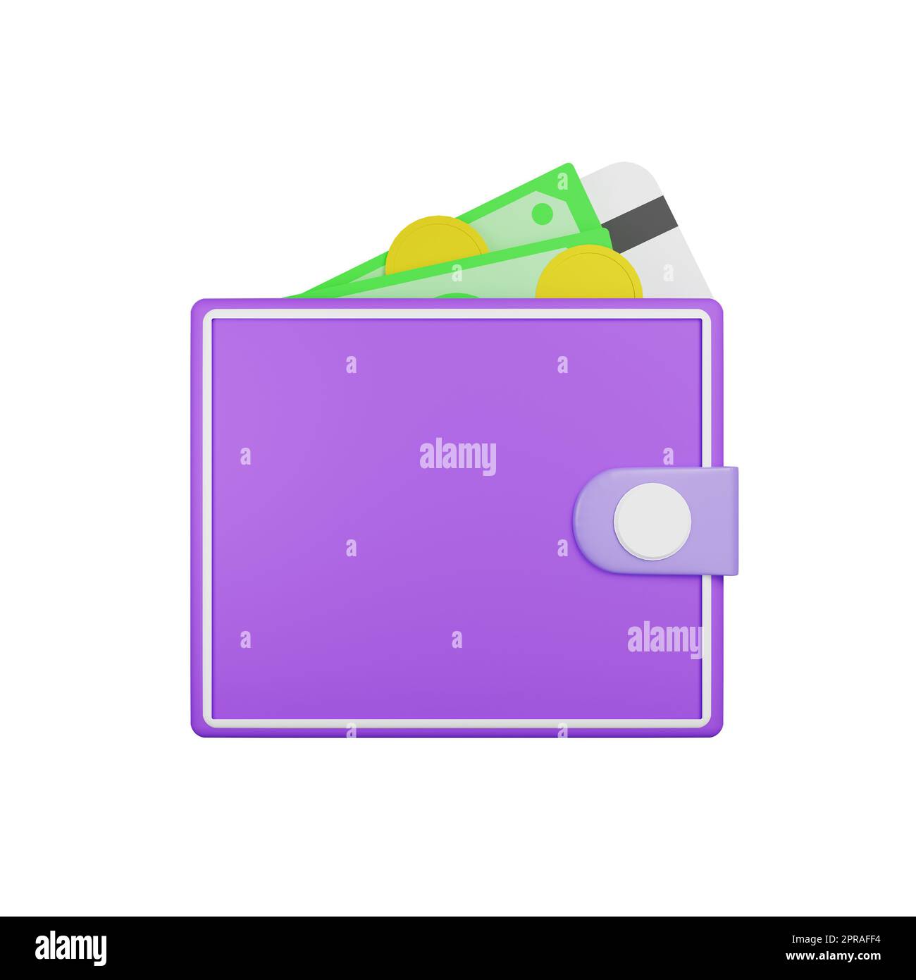 3d wallet dollar money Cut Out Stock Images & Pictures - Alamy