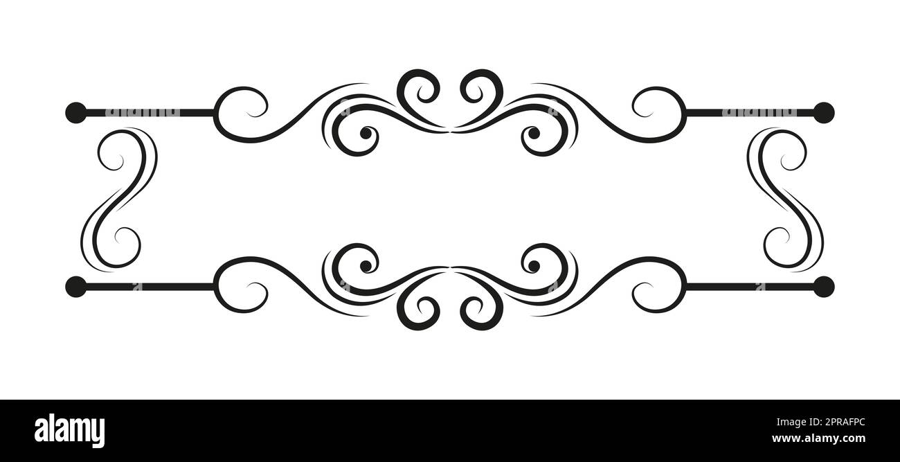 Blank template for text, isolated text box, vector ornaments ...