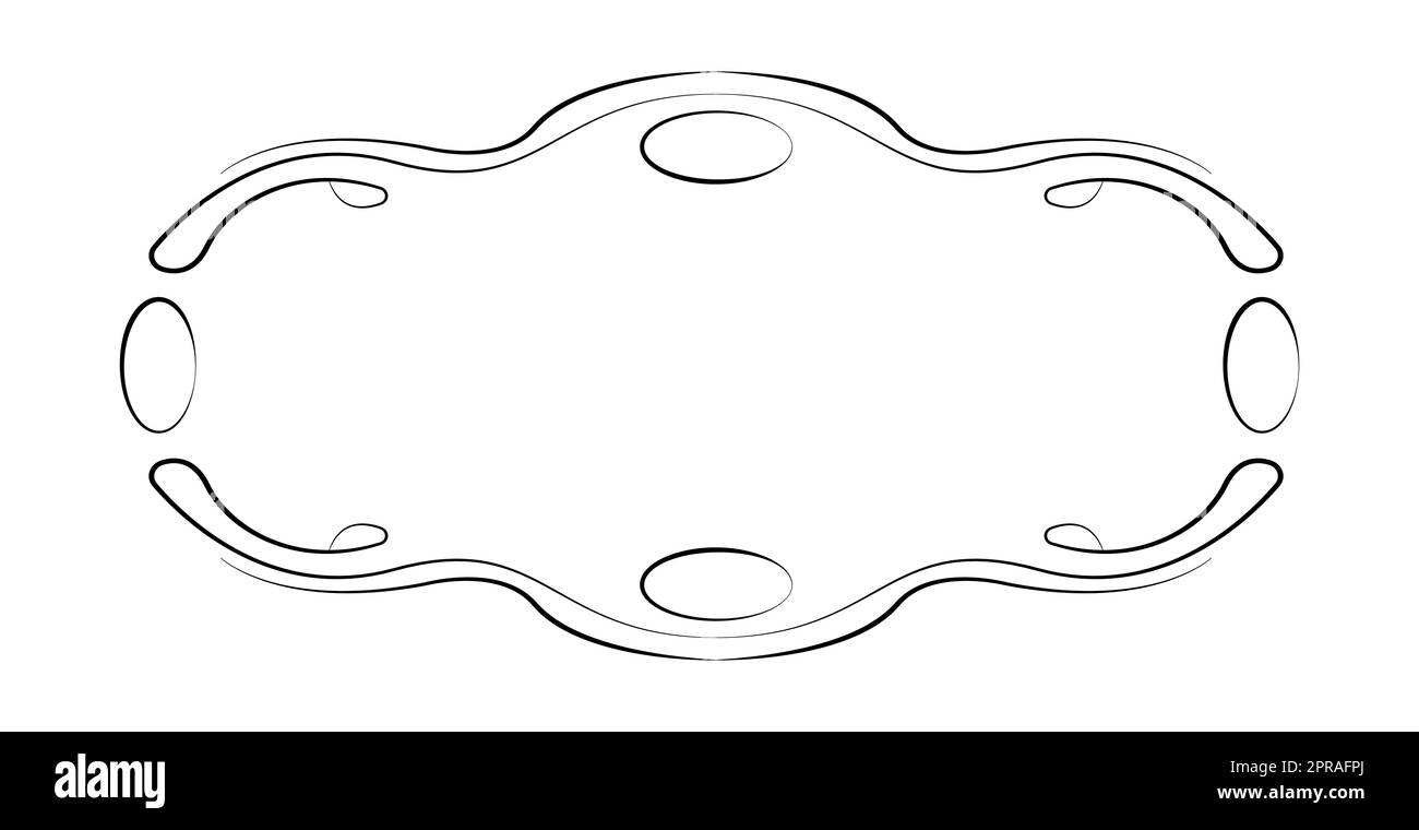 Blank template for text, isolated text box, vector ornaments ...