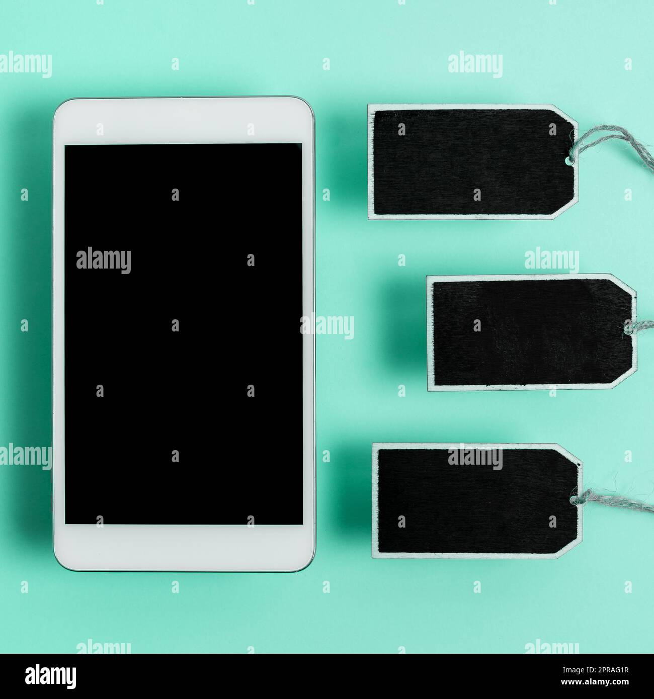 Tablet With Important Message Over Clipboard And Piece Of Paper. Mobile ...