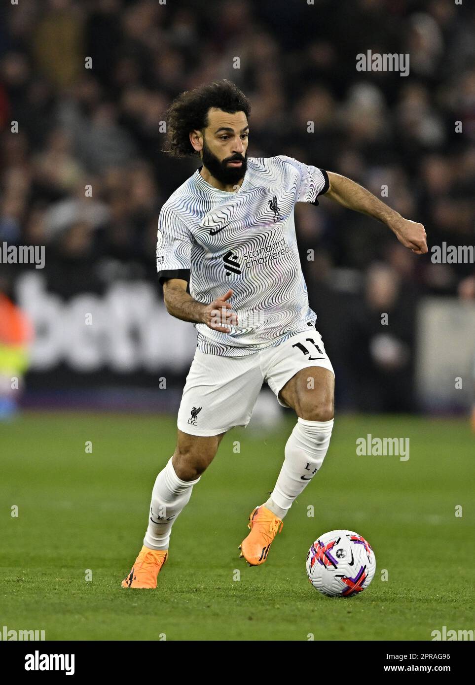London, UK. 26th Apr, 2023. Mohamed Salah (Liverpool) during the West ...