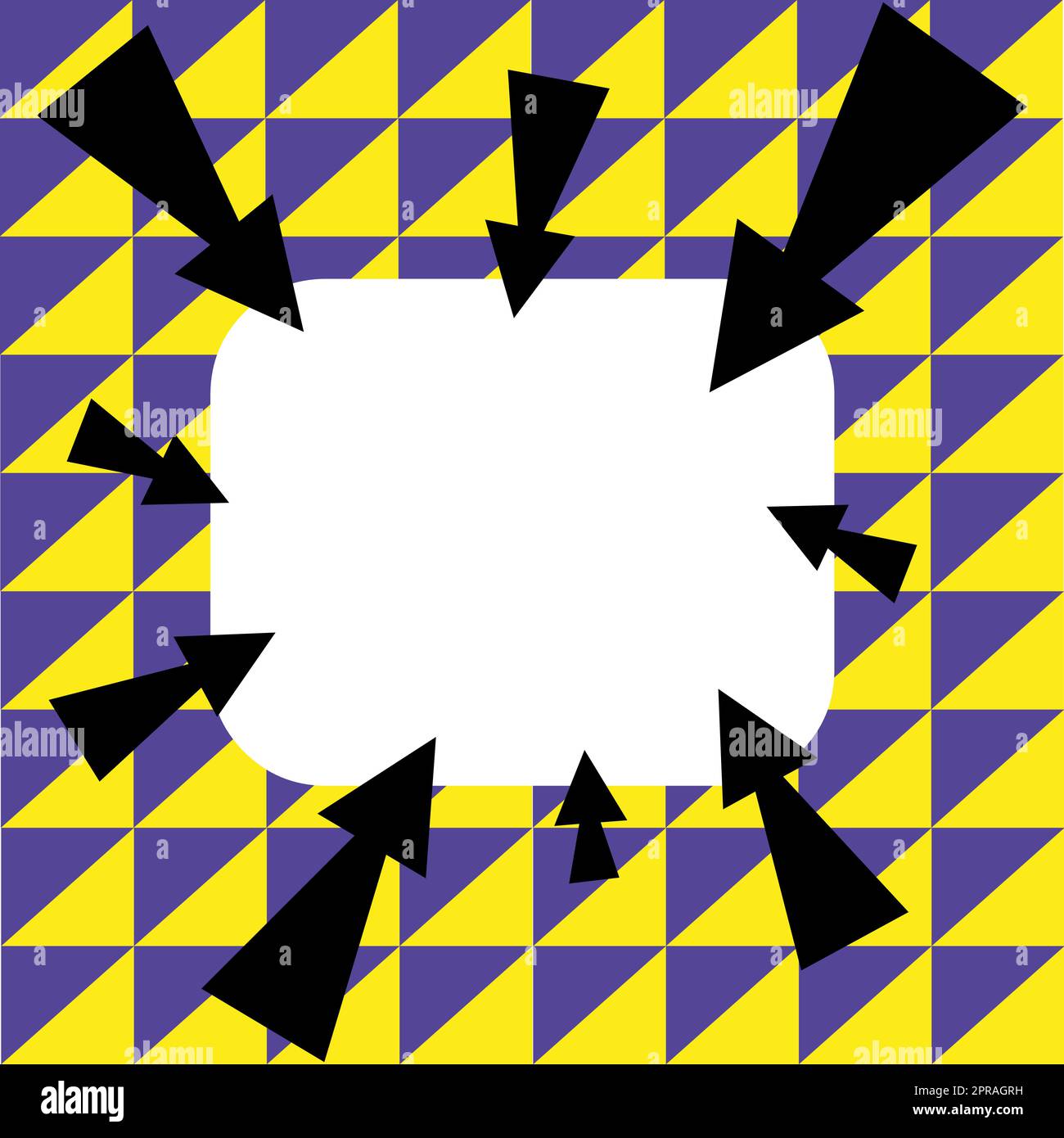 Comic Blank Speech Bubble With Copy Space Over Circular Color ...