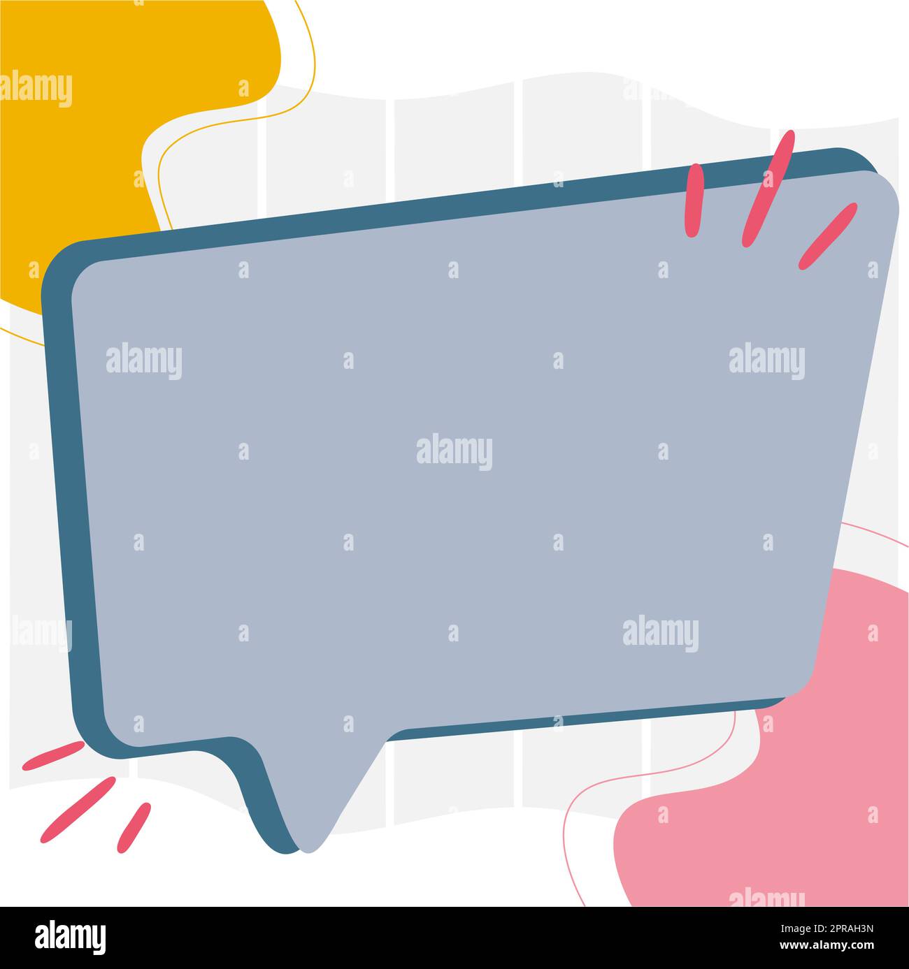 Illustration Of Empty Big Chat Box For Waiting For New Surprising ...