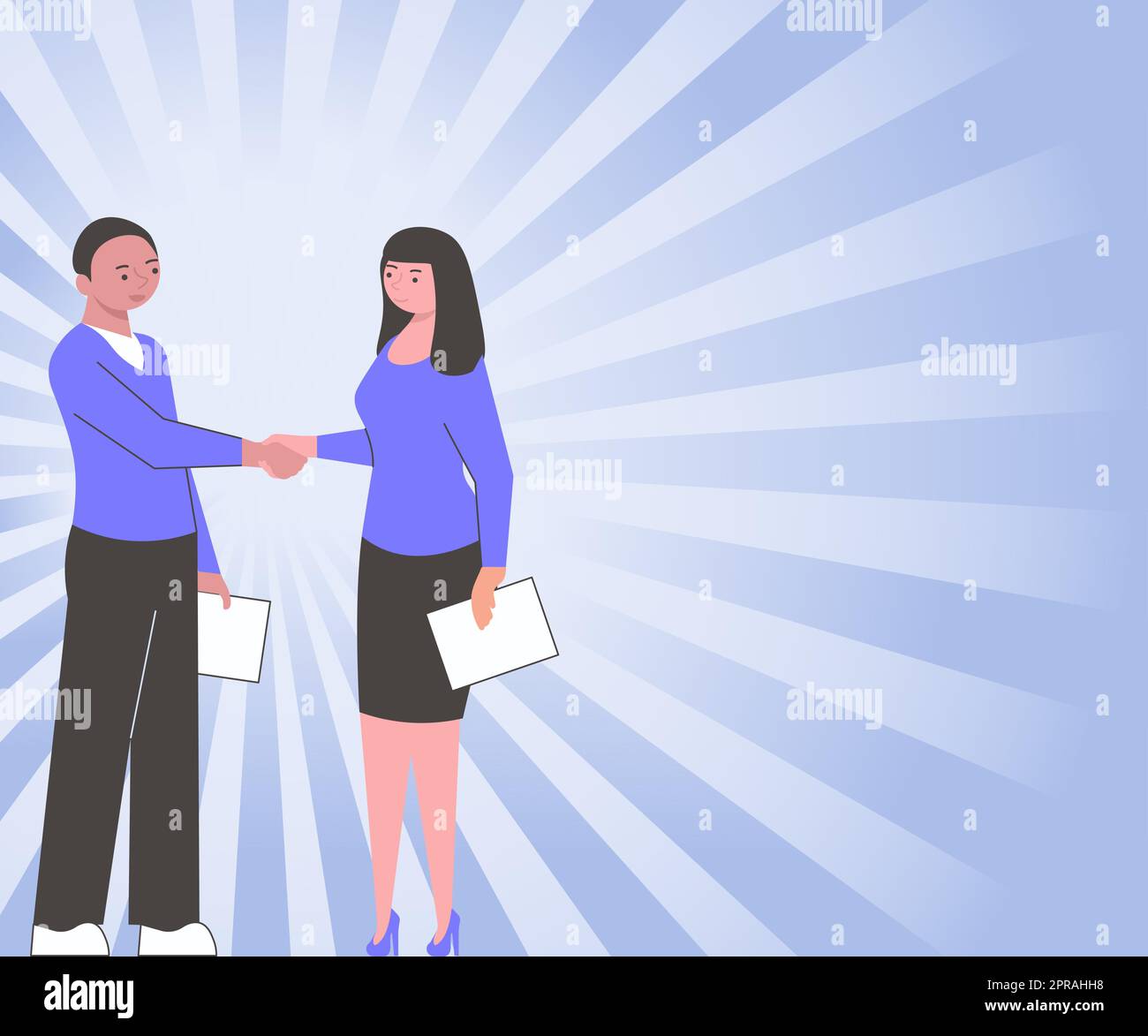 Partners Shaking Signing Contract Unlocking New Ideas And Opportunities ...