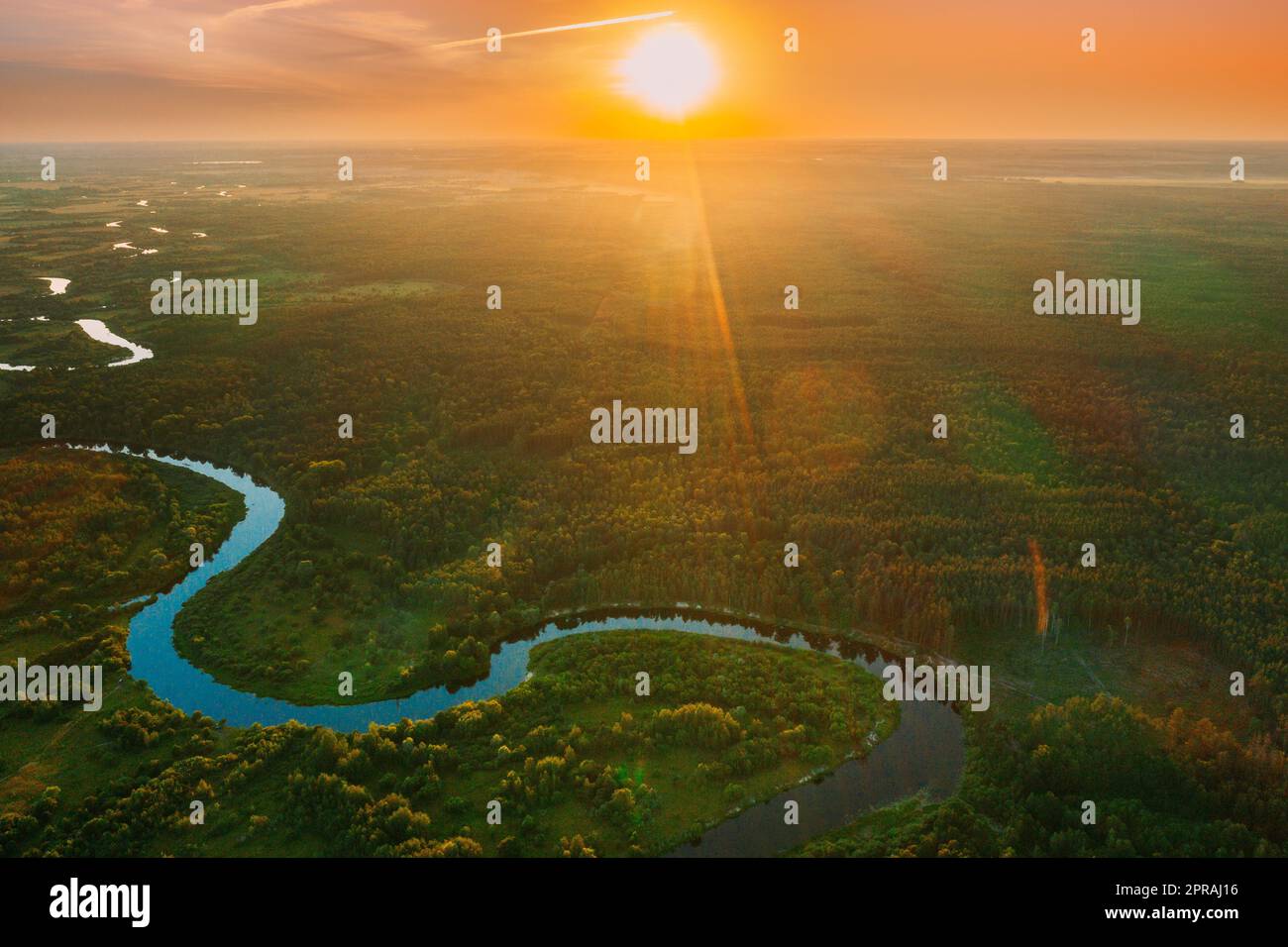 Beautiful evening view from above hi-res stock photography and images ...