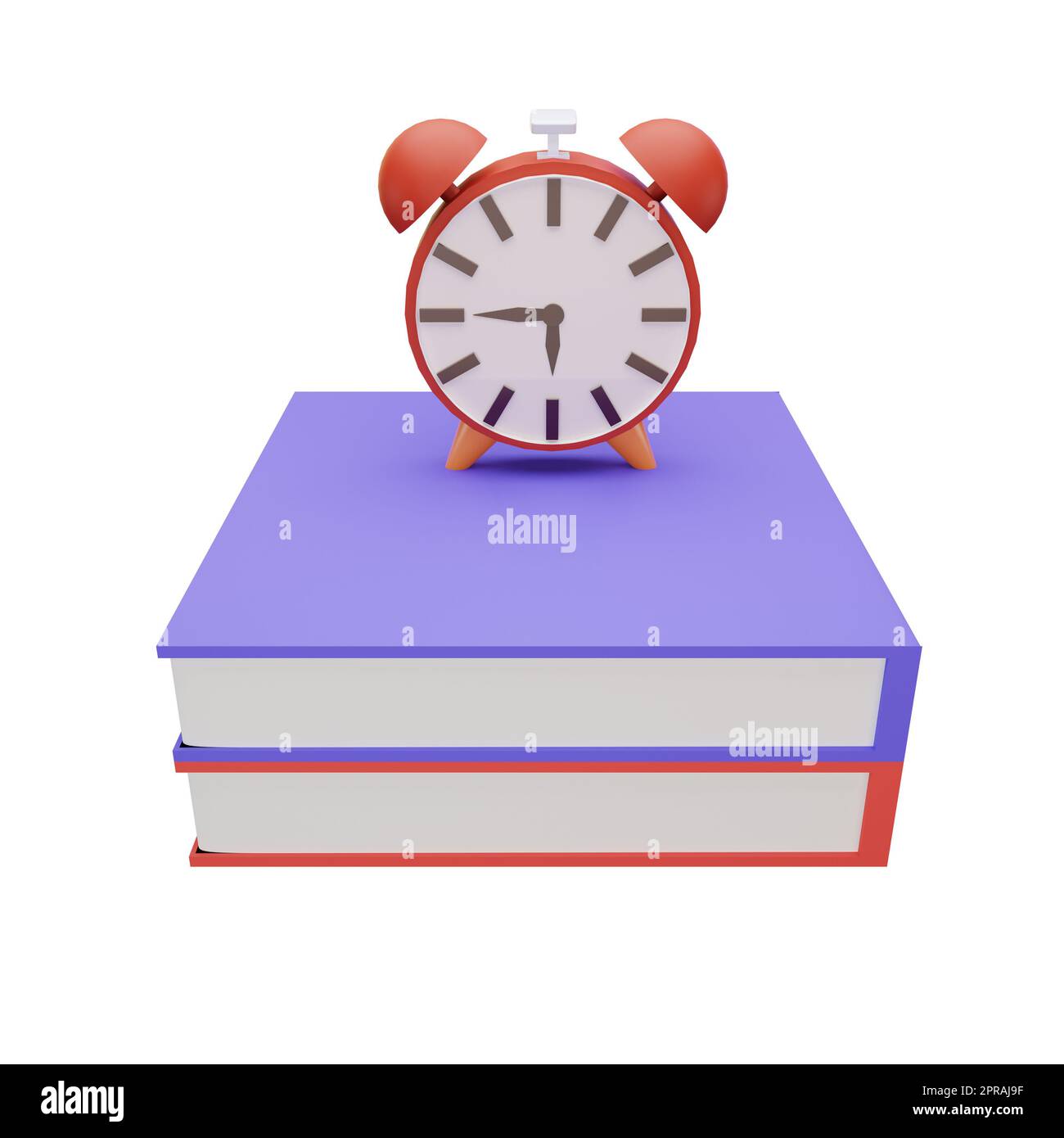 Education concept student clock Cut Out Stock Images & Pictures - Alamy