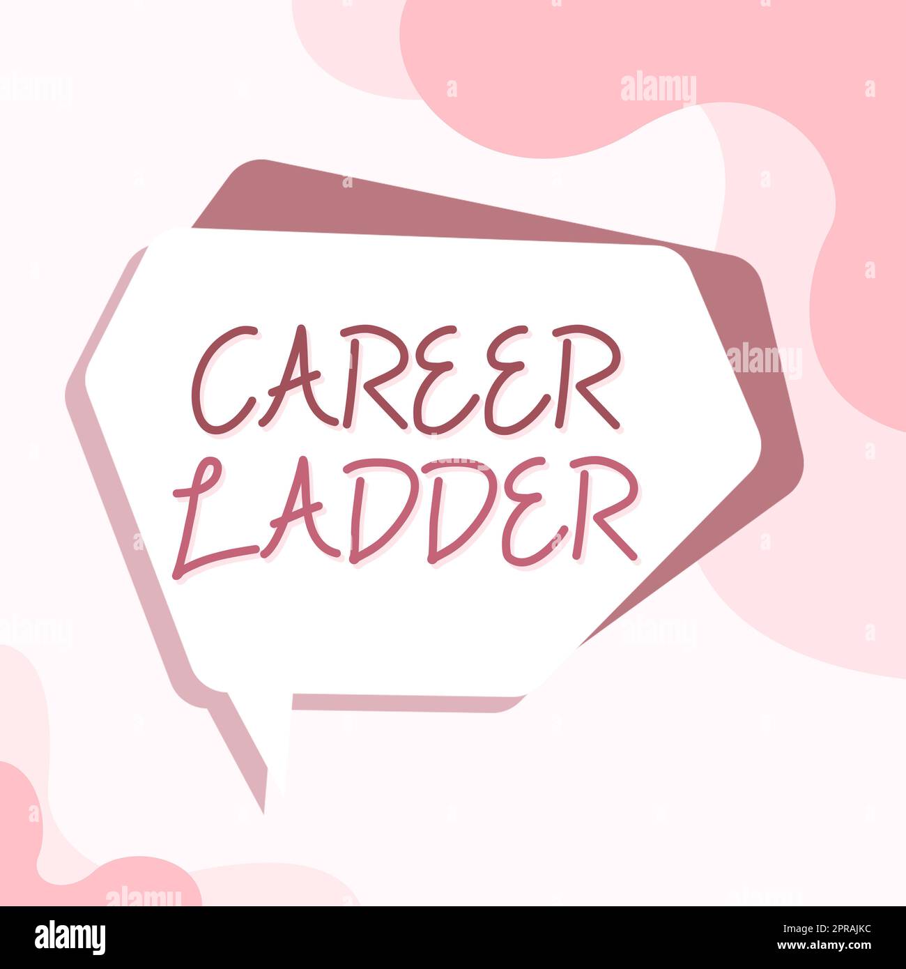 Text caption presenting Career Ladder. Word for Job Promotion ...