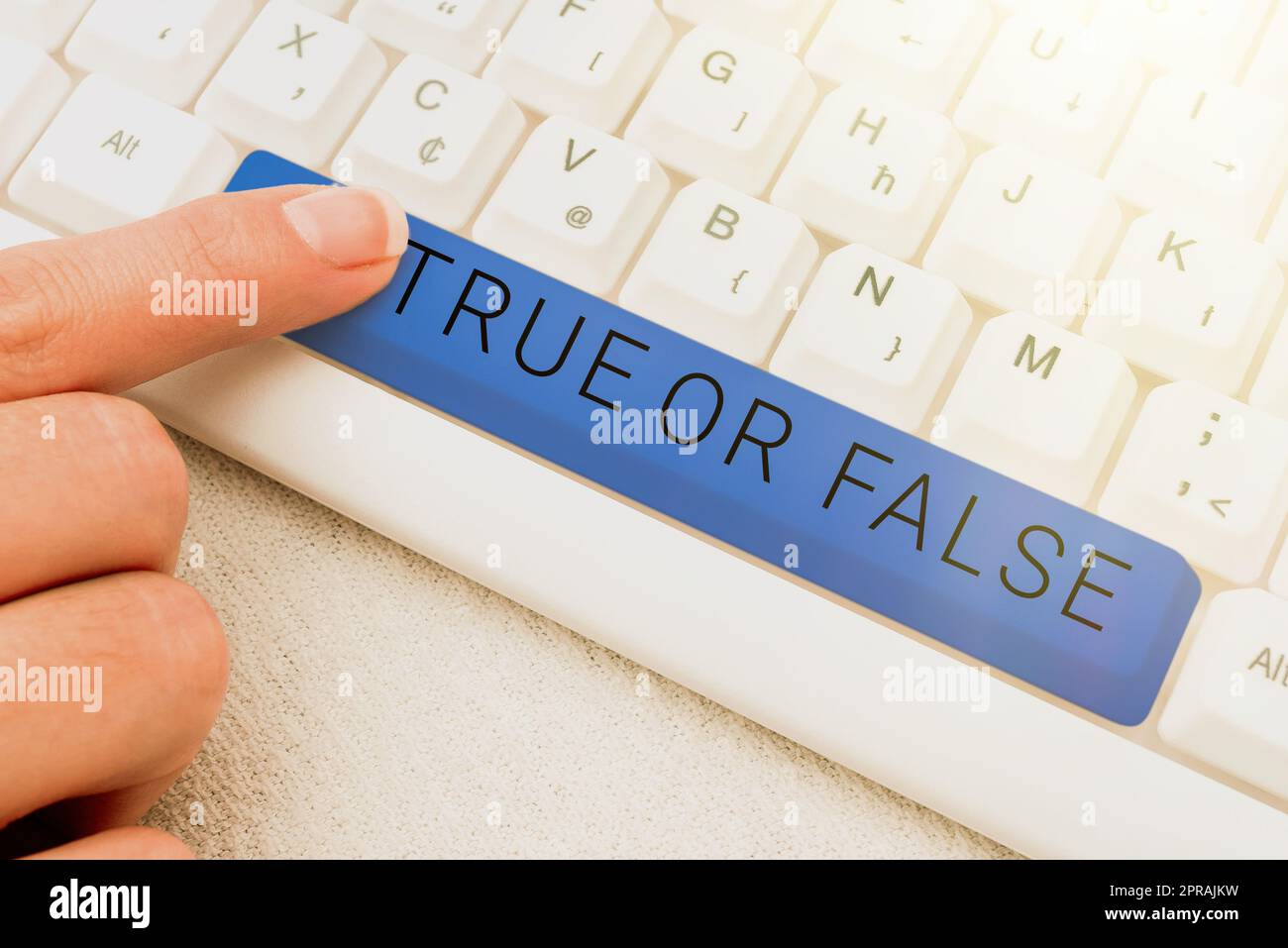 Writing Displaying Text True Or False Word For Decide Between A Fact