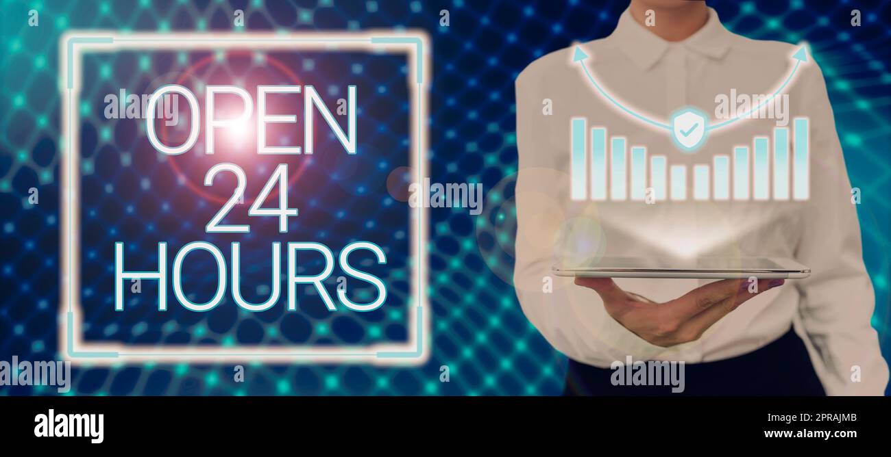 Handwriting text Open 24 Hours. Business approach Working all day ... Handwriting text Open 24 Hours. Business approach Working all day ...