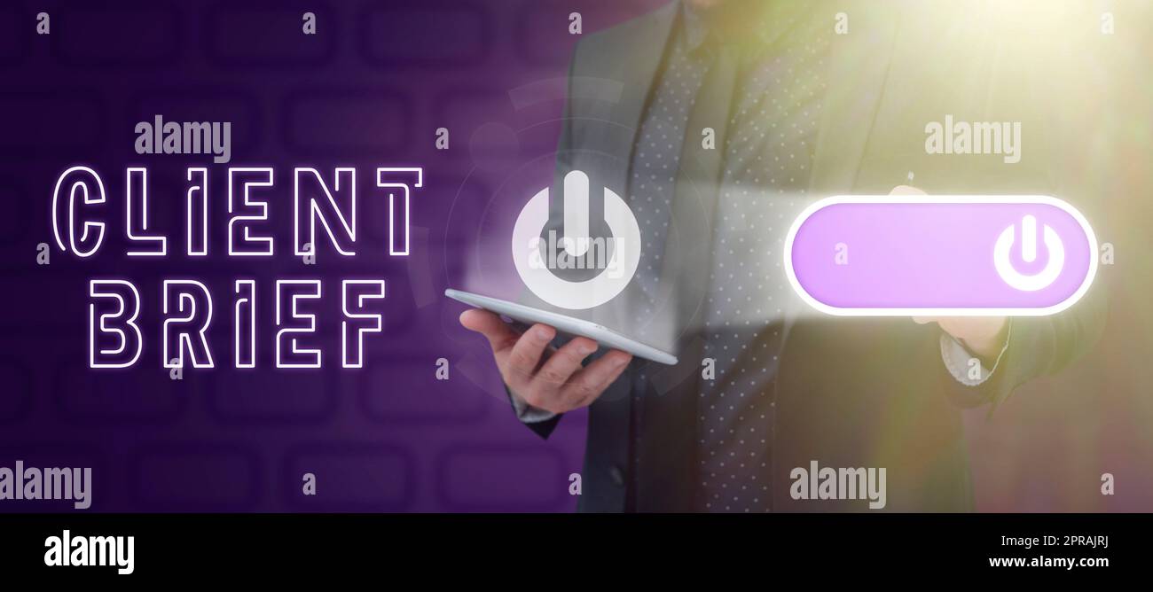 Conceptual caption Client Brief. Internet Concept A documents bounded ...