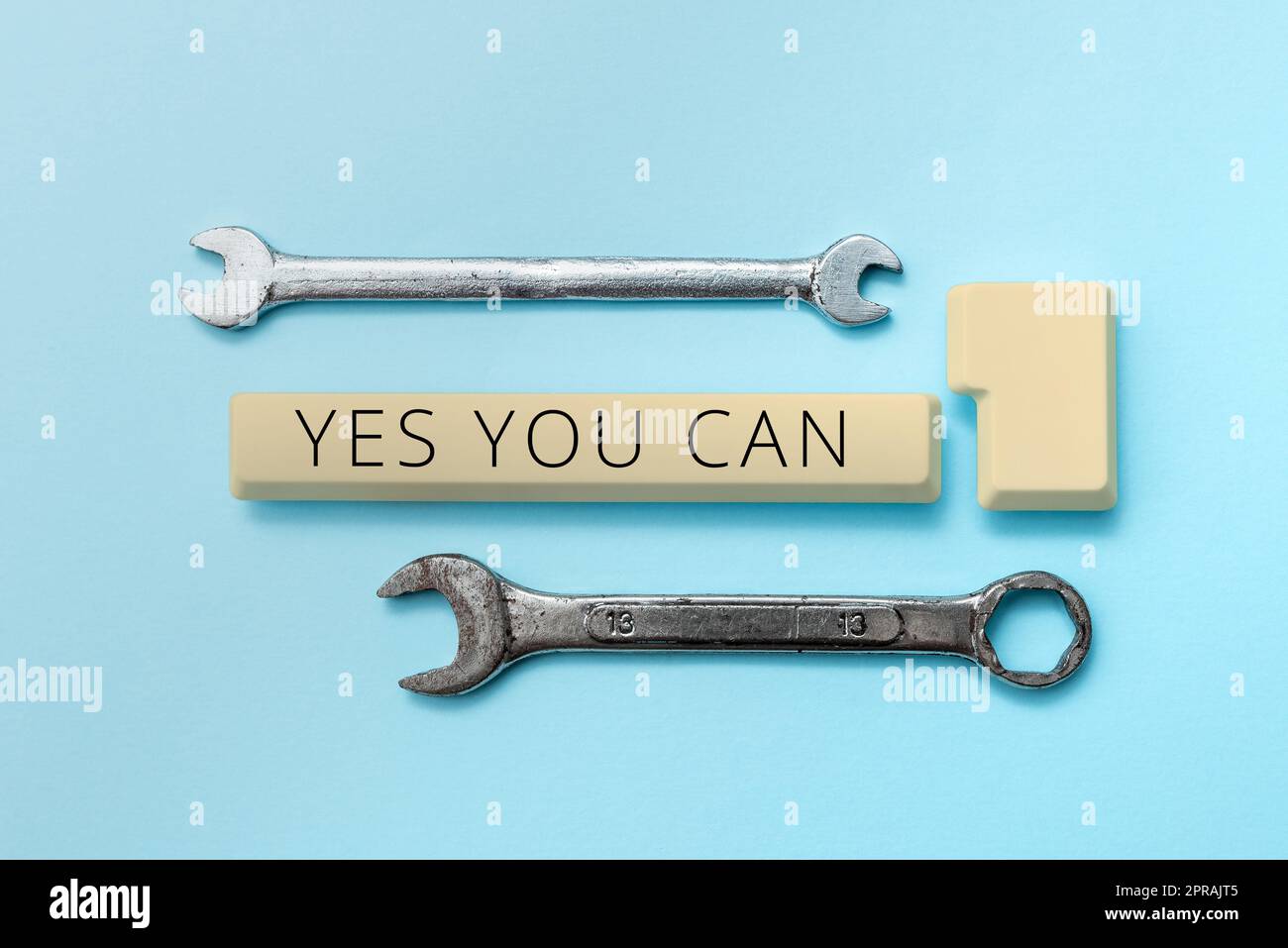 Text sign showing Yes You Can. Word Written on Positivity Encouragement ...