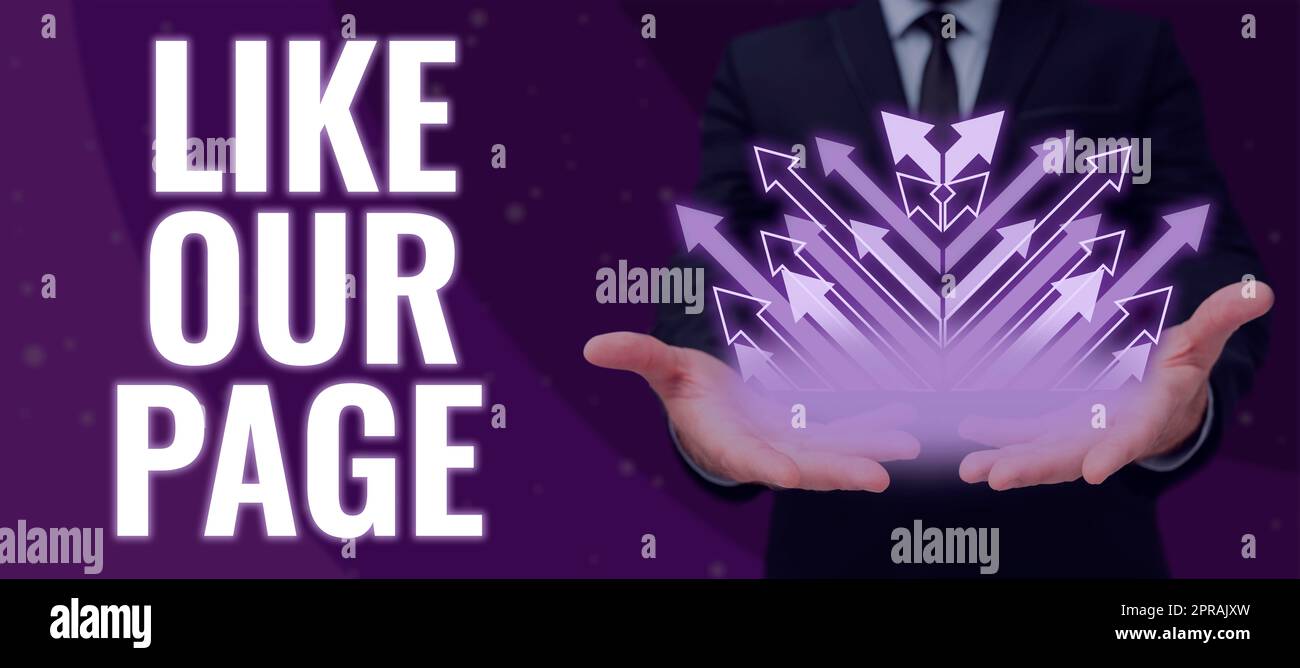Conceptual caption Like Our Page. Business overview Follow us on the ... Conceptual caption Like Our Page. Business overview Follow us on the ...