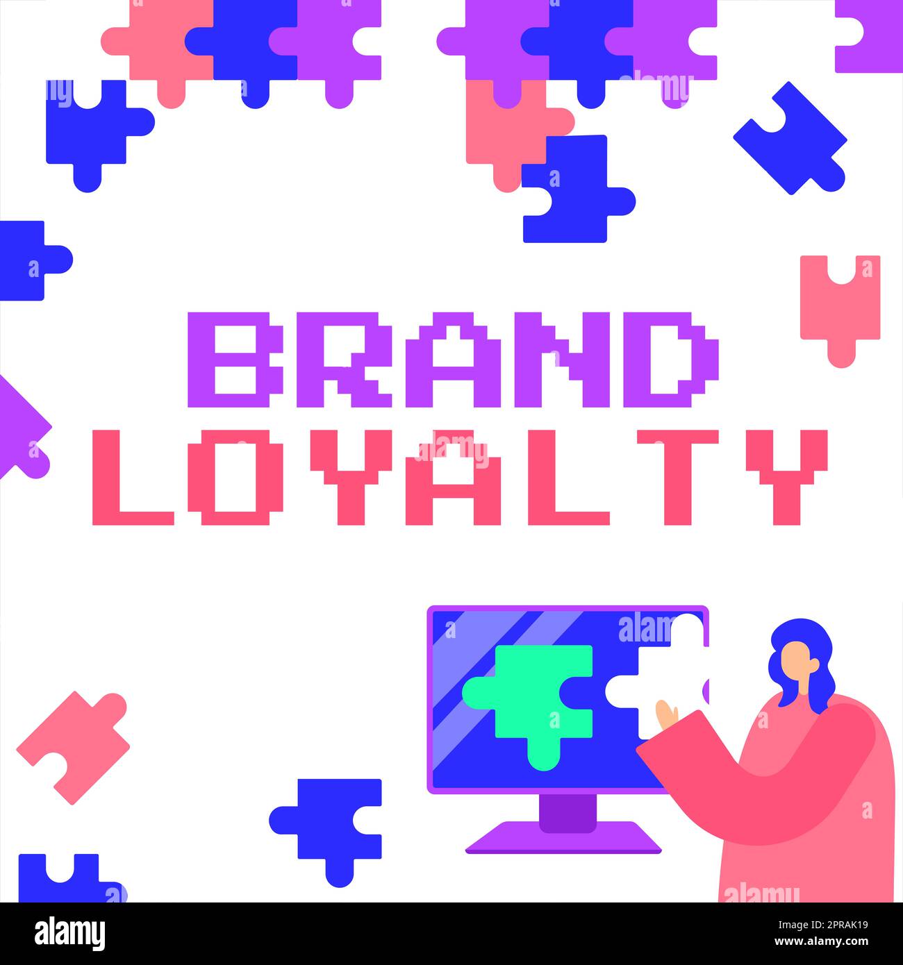 Writing displaying text Brand Loyalty. Business overview Repeat ...