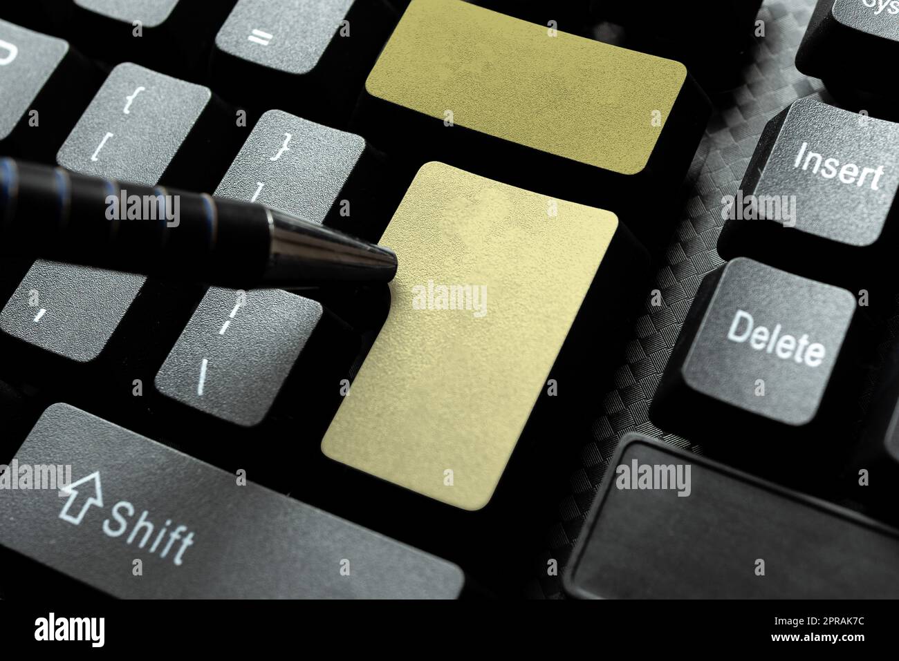 Computer Keyboard And Symbol.Information Medium For Communication ...